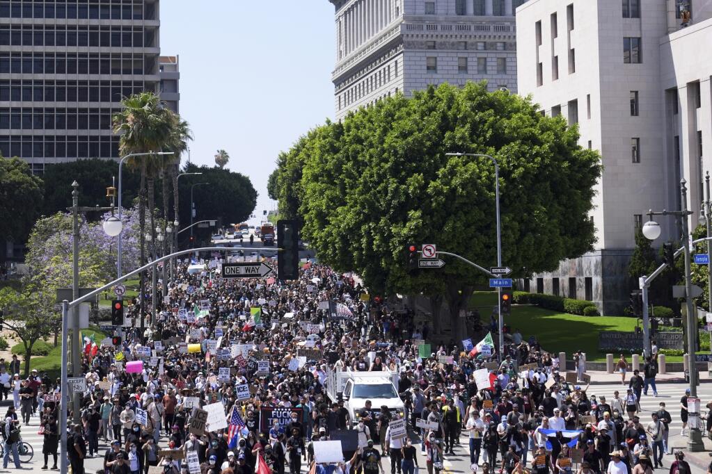Tensions Erupt in Los Angeles as Immigration Protests Face National ...